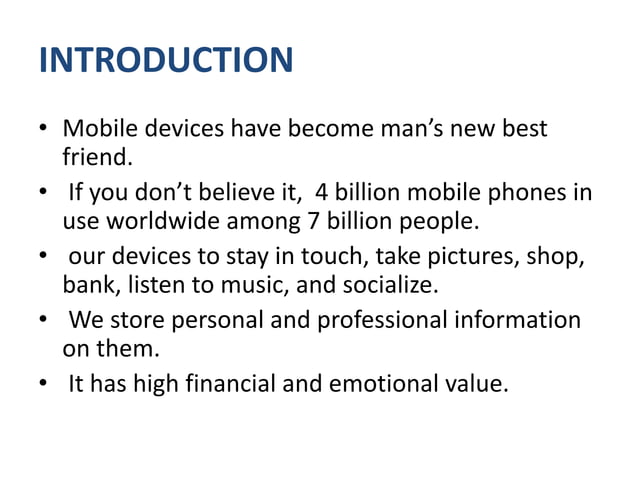 Smartphone and mobile device safety & security | PPTX | Internet Safety | Parenting