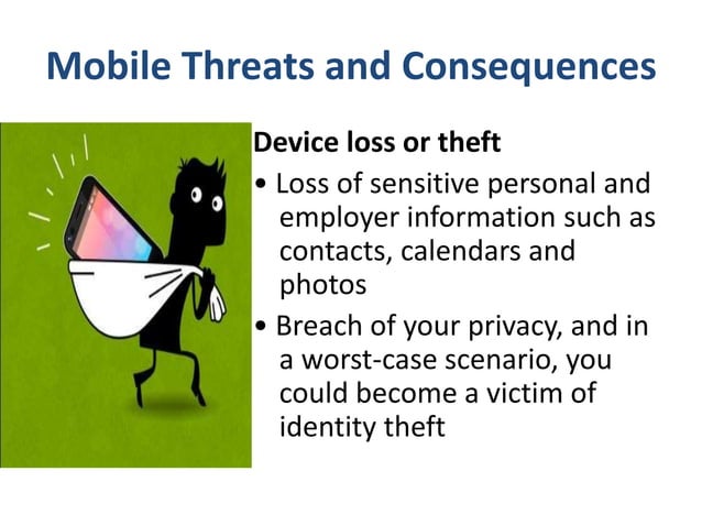 Smartphone and mobile device safety & security | PPTX | Internet Safety ...