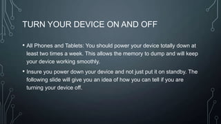 Smart phone and tablet basics | PPTX
