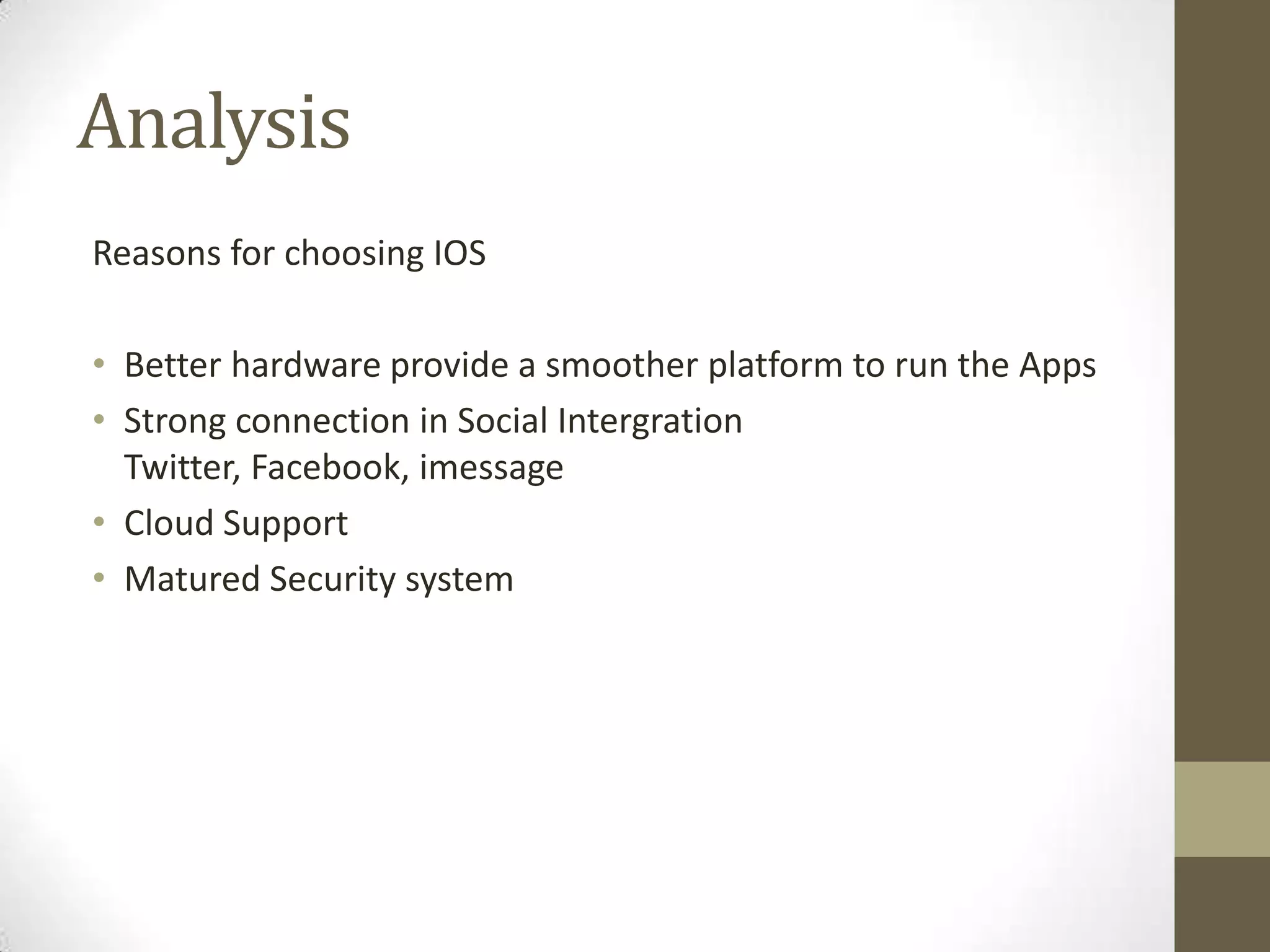 Smartphone apps final presentation2 | PPTX | Operating Systems | Computer Software and Applications