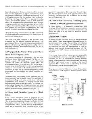 Smart phone based robotic control for surveillance applications | PDF