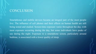 Smartphone on sleep | PPTX