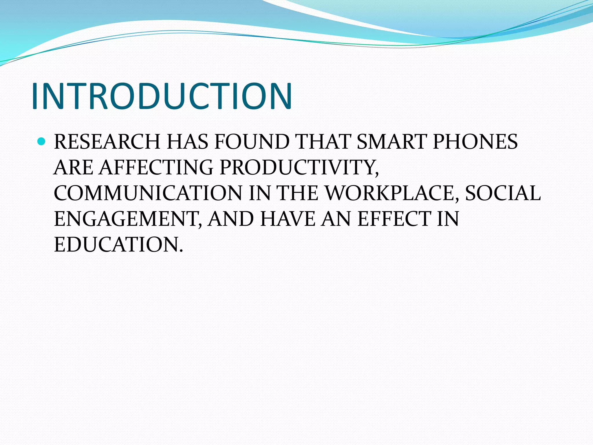 Smartphone presentation | PPTX