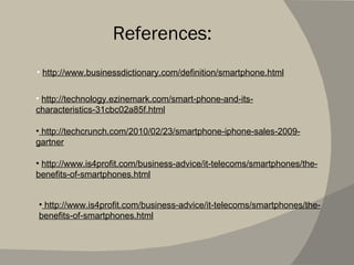 Smart phones | PPT