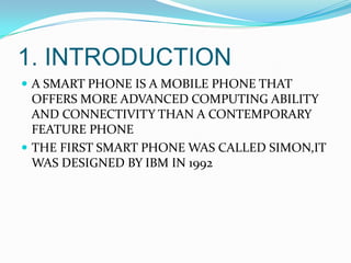Smart phones | PPTX
