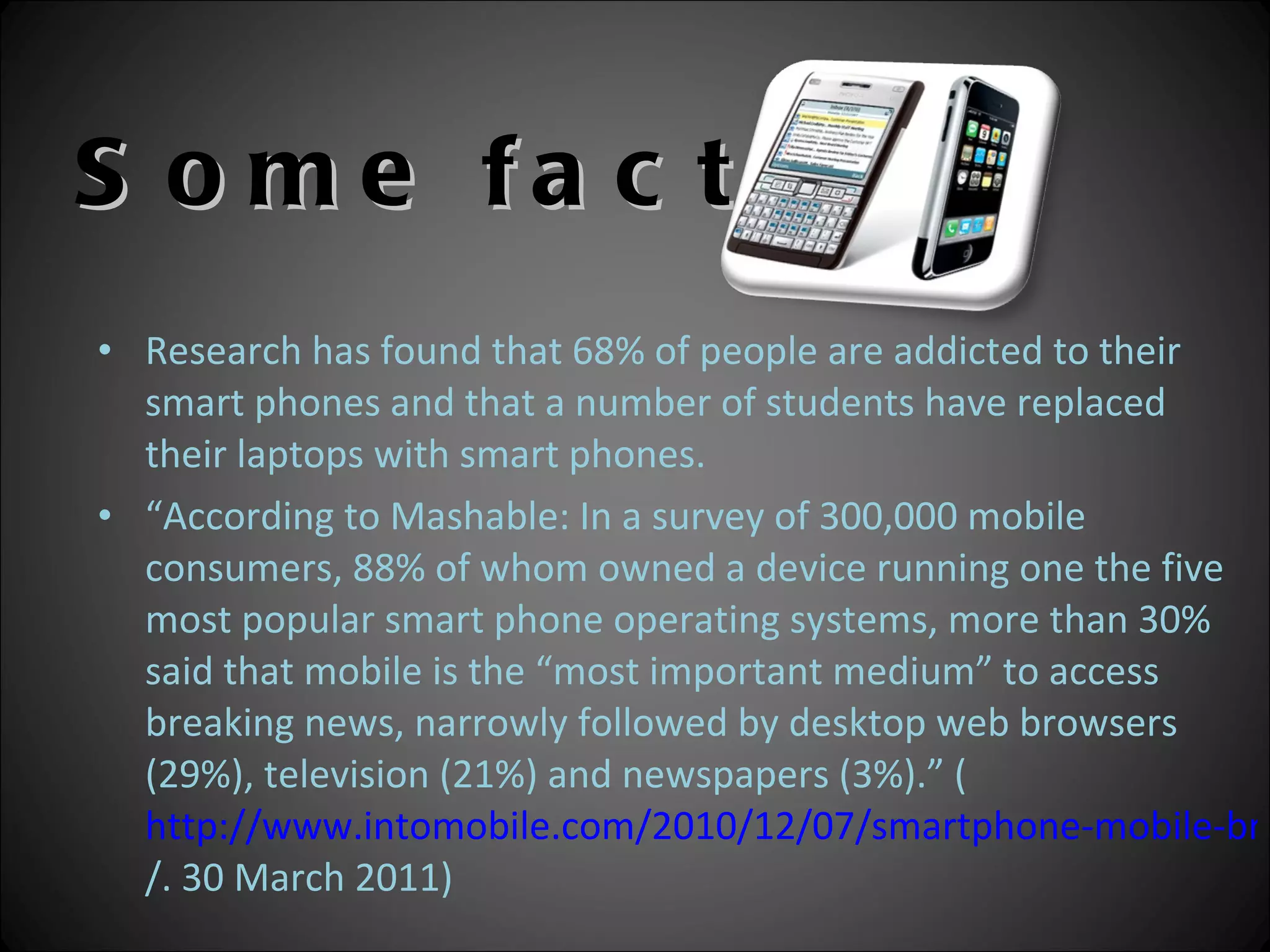Power point tut. smart phones | PPT