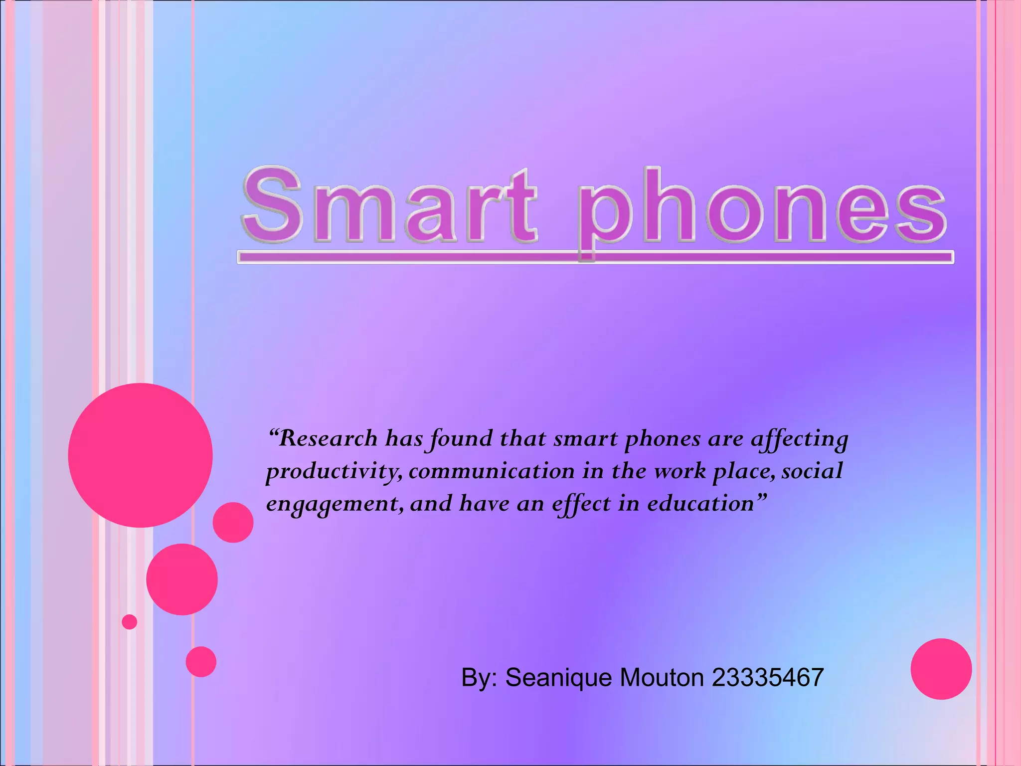 Smartphones | PPT