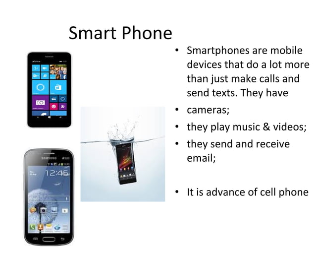 Introduction to Smart phones | PPT