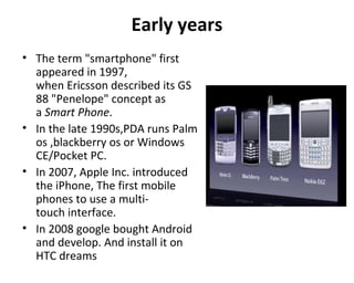 Introduction to Smart phones | PPT