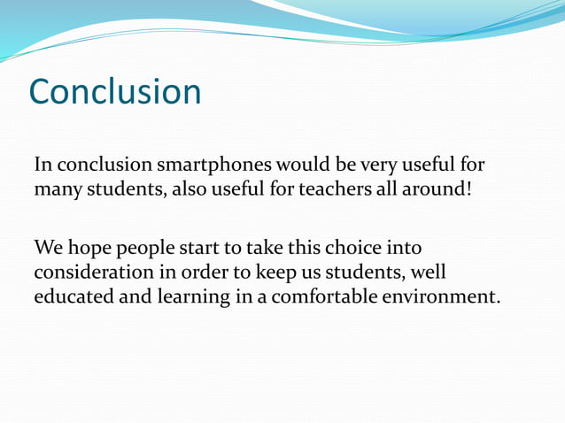 Smartphones in Education | PPT