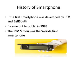 Smart phones | PPT