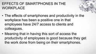 SMARTPHONES.pptx | Smartphones | Consumer Electronics