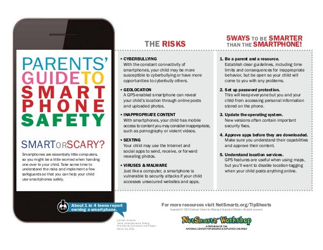 Smartphone Safety - tips for parents
