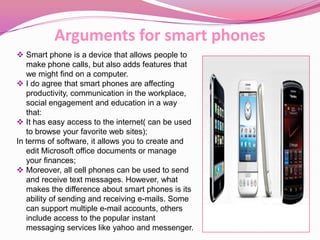 Smart phones and its effects on productivity, | PDF