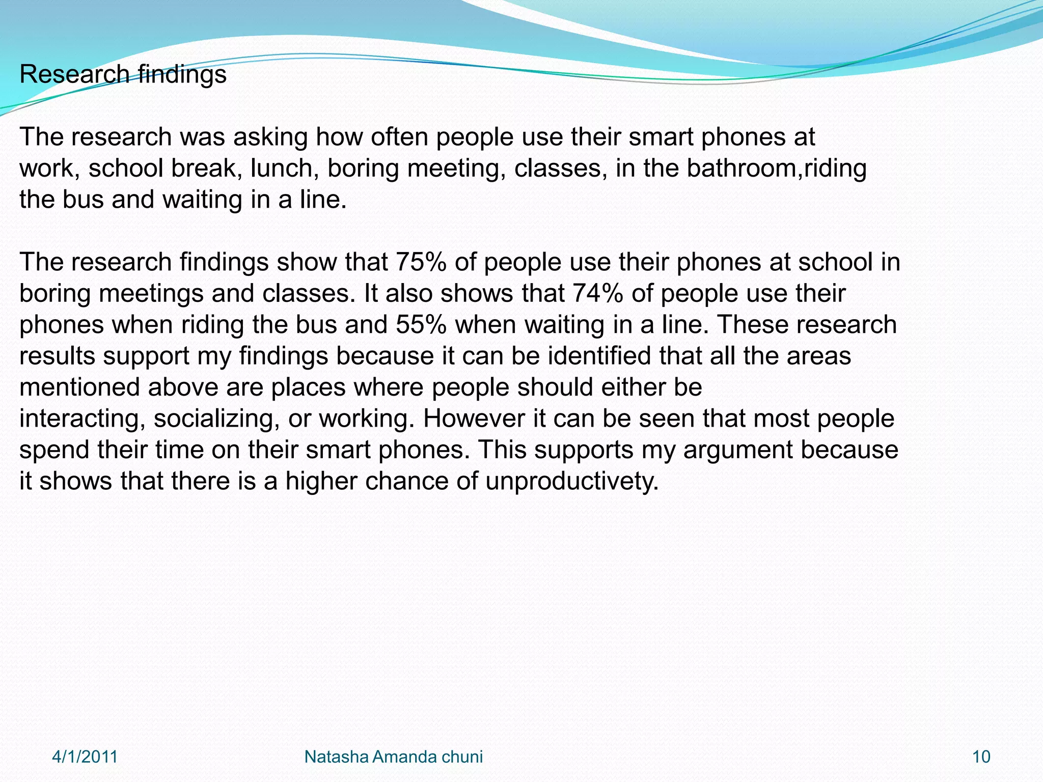 Smart phones and society | PPSX