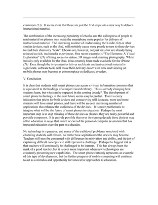 Smart phones are a powerful tool in the chemistry classroom | PDF