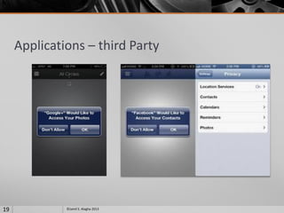 Smart phone security ios system | PPT
