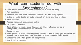 Smartphones in the classroom | PPT