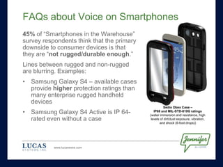 Smartphones in the Warehouse | PPTX