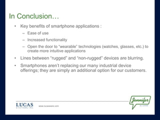 Smartphones in the Warehouse | PPTX