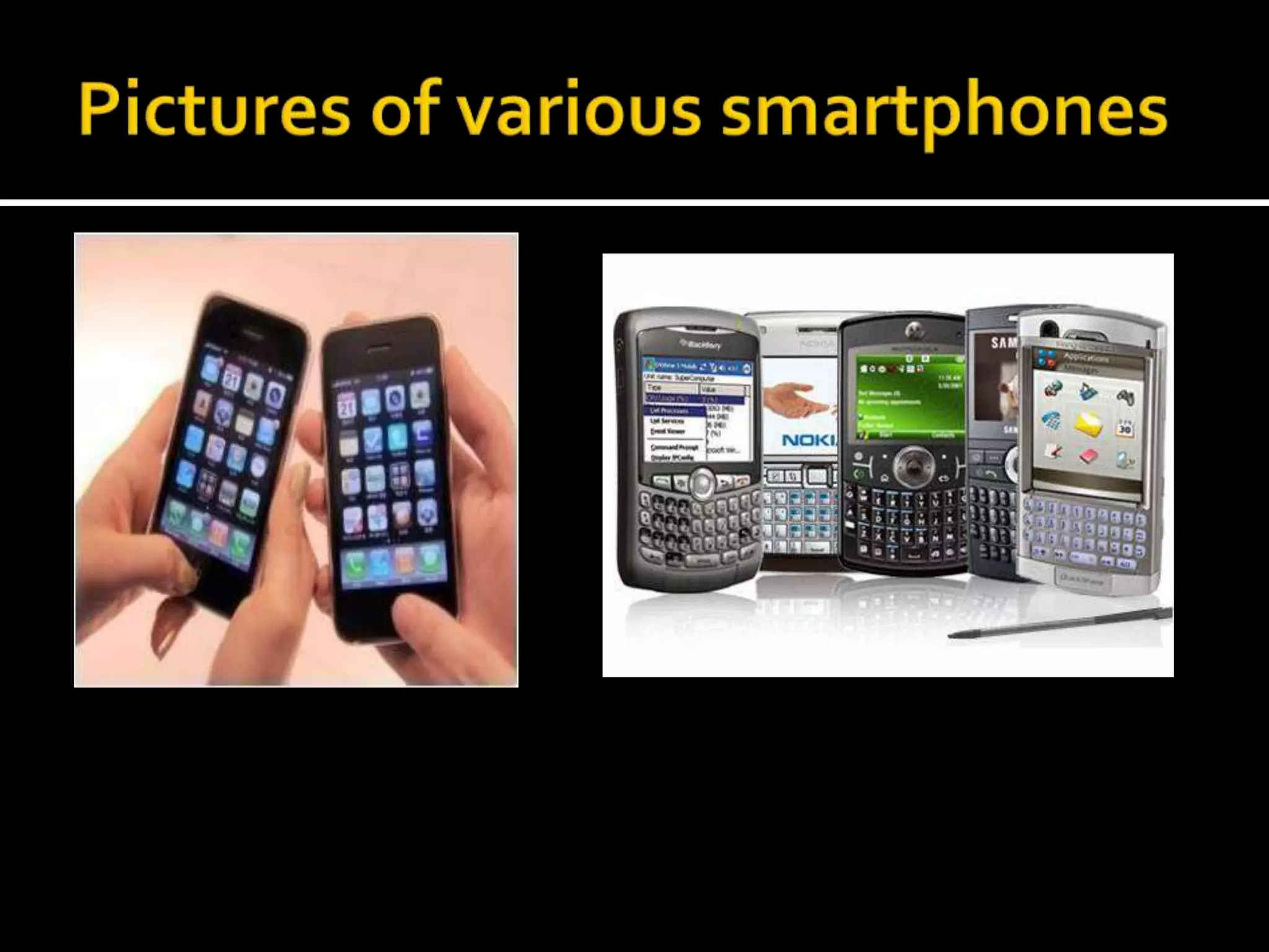 Smartphones presentation | PPTX