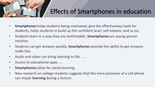Smart phones (Prersentation) | PPT