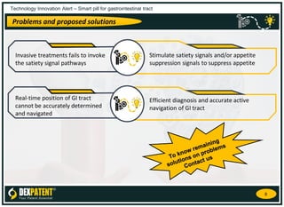 Technology Innovation Alert on Smart Pill for Gastrointestinal Tract | PDF