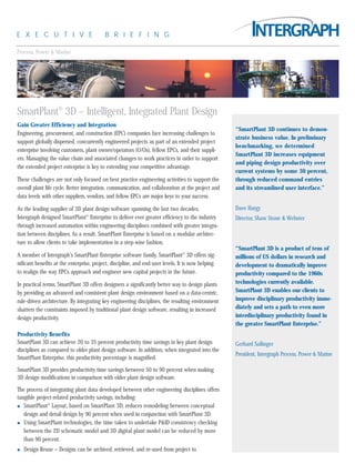 Smart plant3d executivebriefing | PDF
