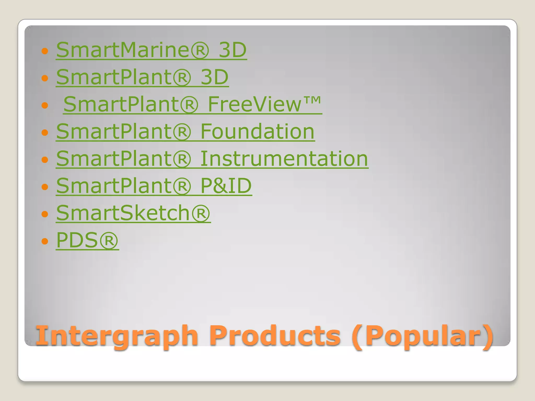 Smartplant application and effectiveness | PPTX