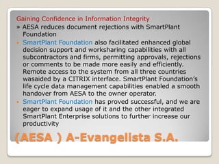 Smartplant application and effectiveness | PPTX