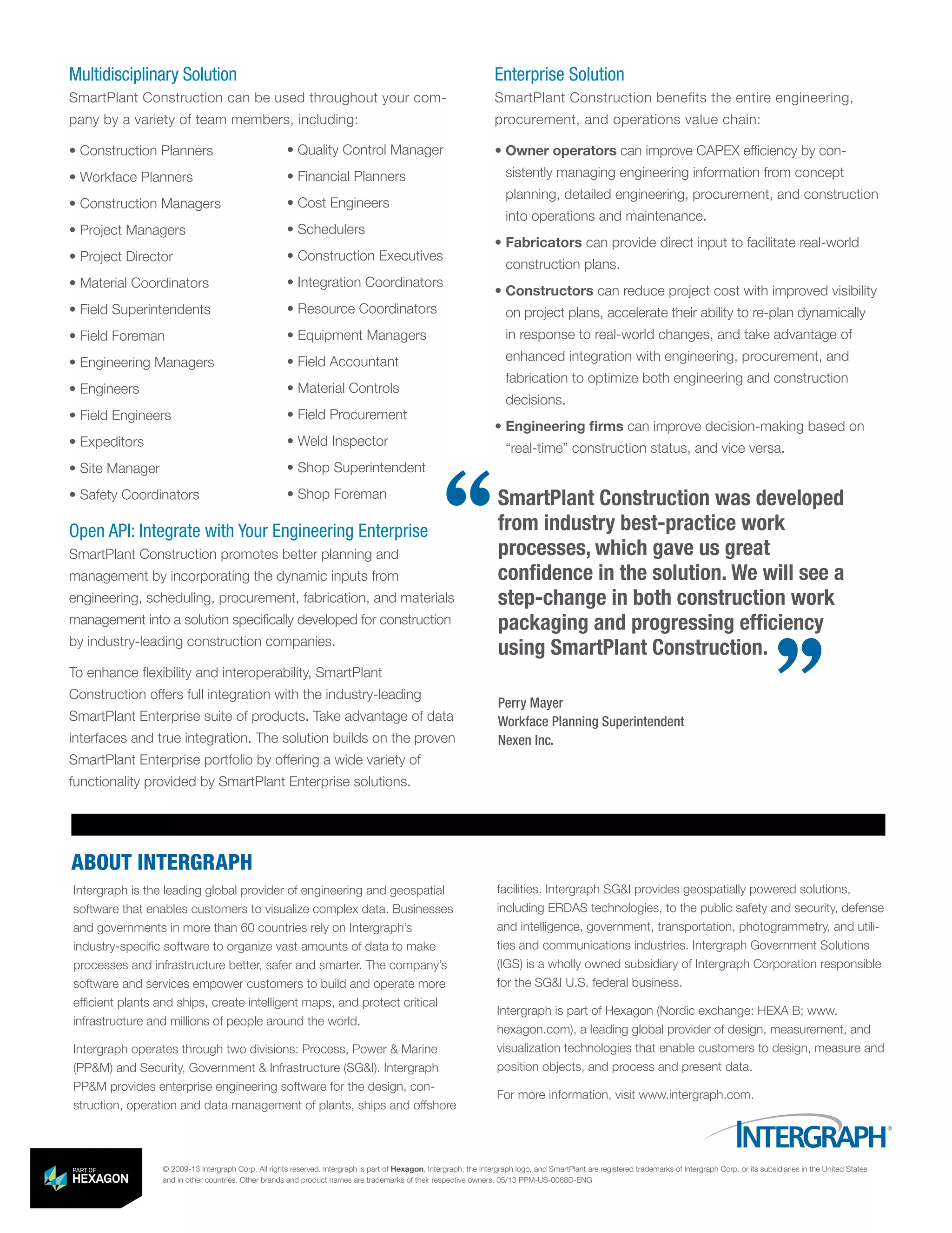 SmartPlant Construction | PDF