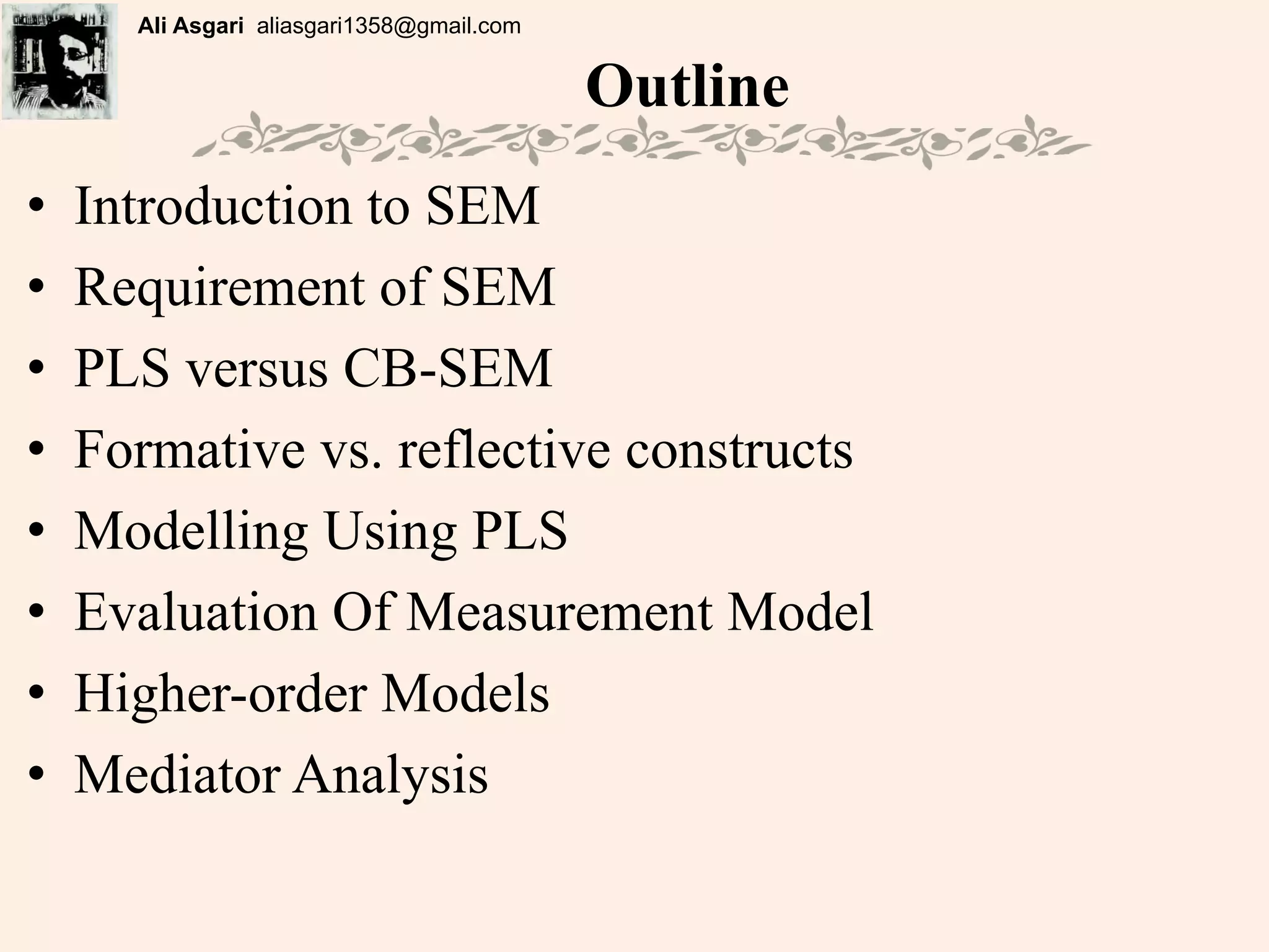 Introduction to Structural Equation Modeling Partial Least Sqaures (SEM-PLS) | PDF