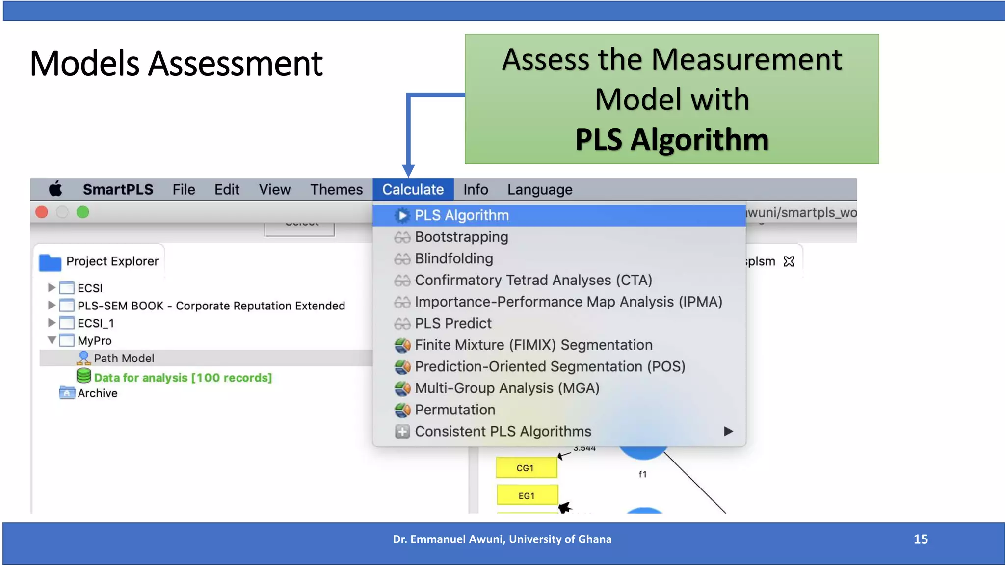 Doing Research with PLS_SEM using SmartPLS | PPTX