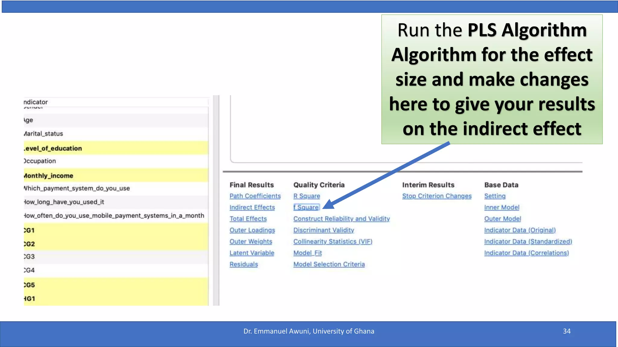 Doing Research with PLS_SEM using SmartPLS | PPTX