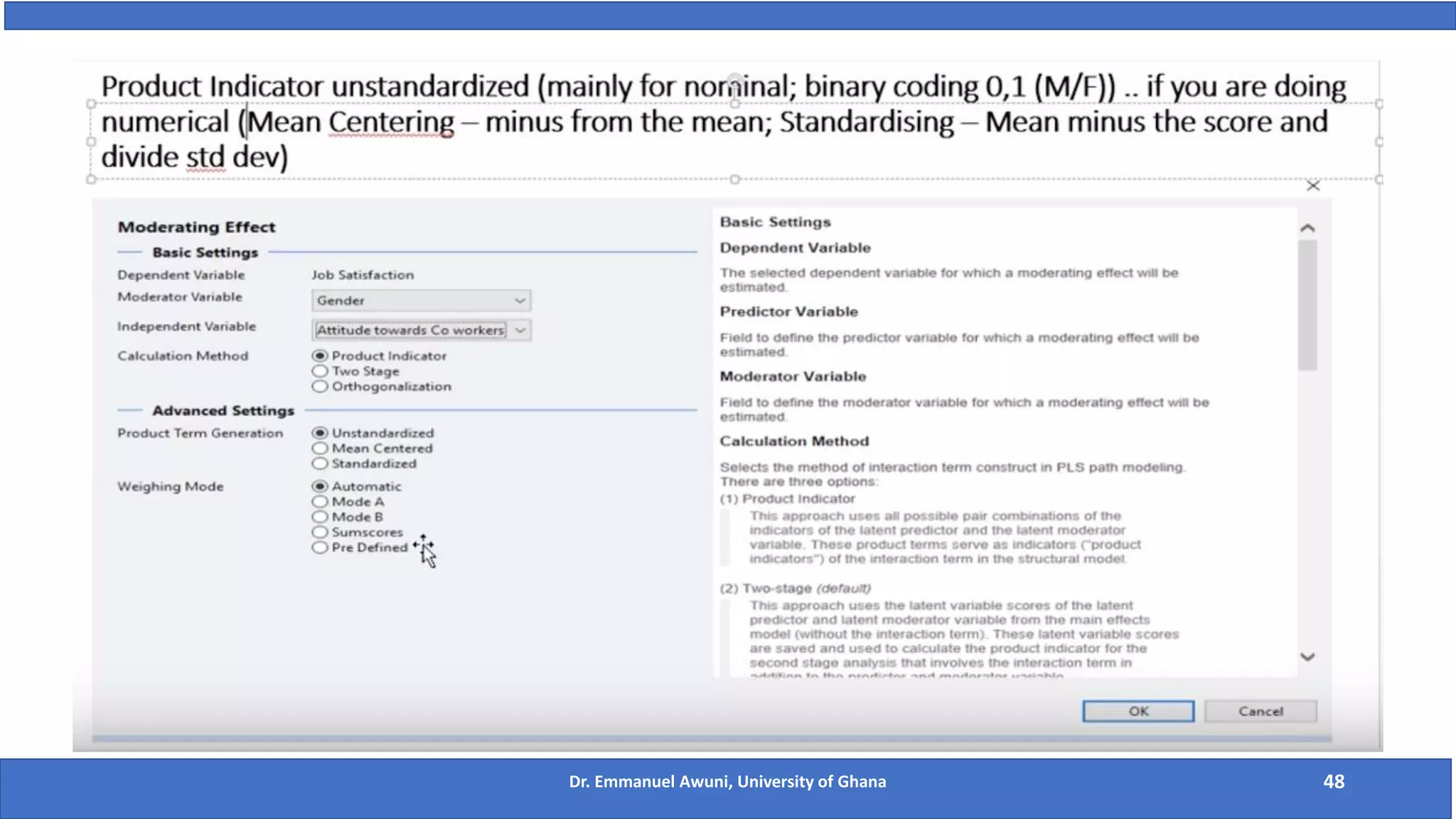 Doing Research with PLS_SEM using SmartPLS | PPTX