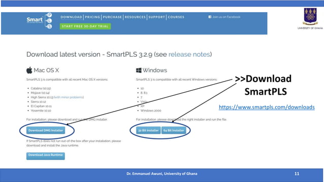 Doing Research with PLS_SEM using SmartPLS | PPTX