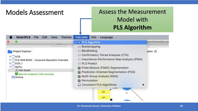 Doing Research with PLS_SEM using SmartPLS | PPTX