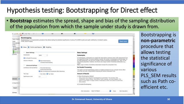 Doing Research with PLS_SEM using SmartPLS | PPTX