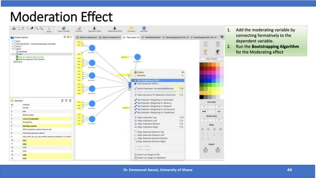Doing Research with PLS_SEM using SmartPLS | PPTX