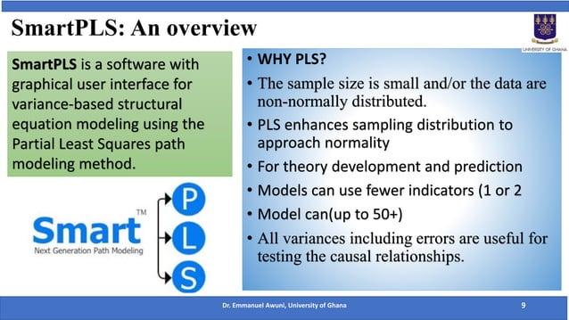 Doing Research with PLS_SEM using SmartPLS | PPTX