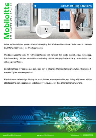 Smart plug solutions | PDF