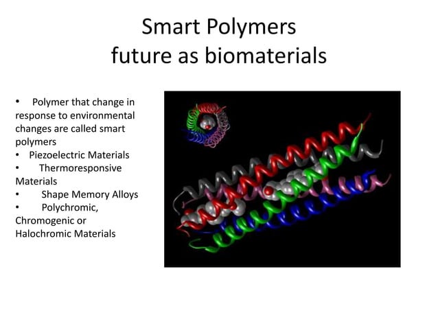 Smart polymers | PPTX | Chemistry | Science