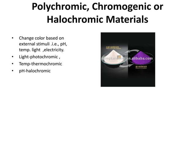 Smart polymers | PPTX | Chemistry | Science