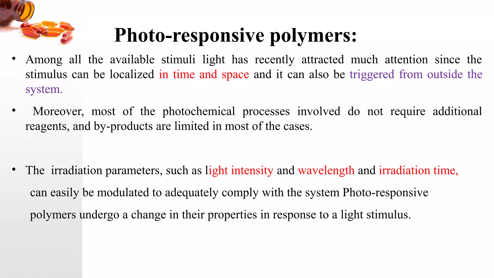 Smart polymers | PPT