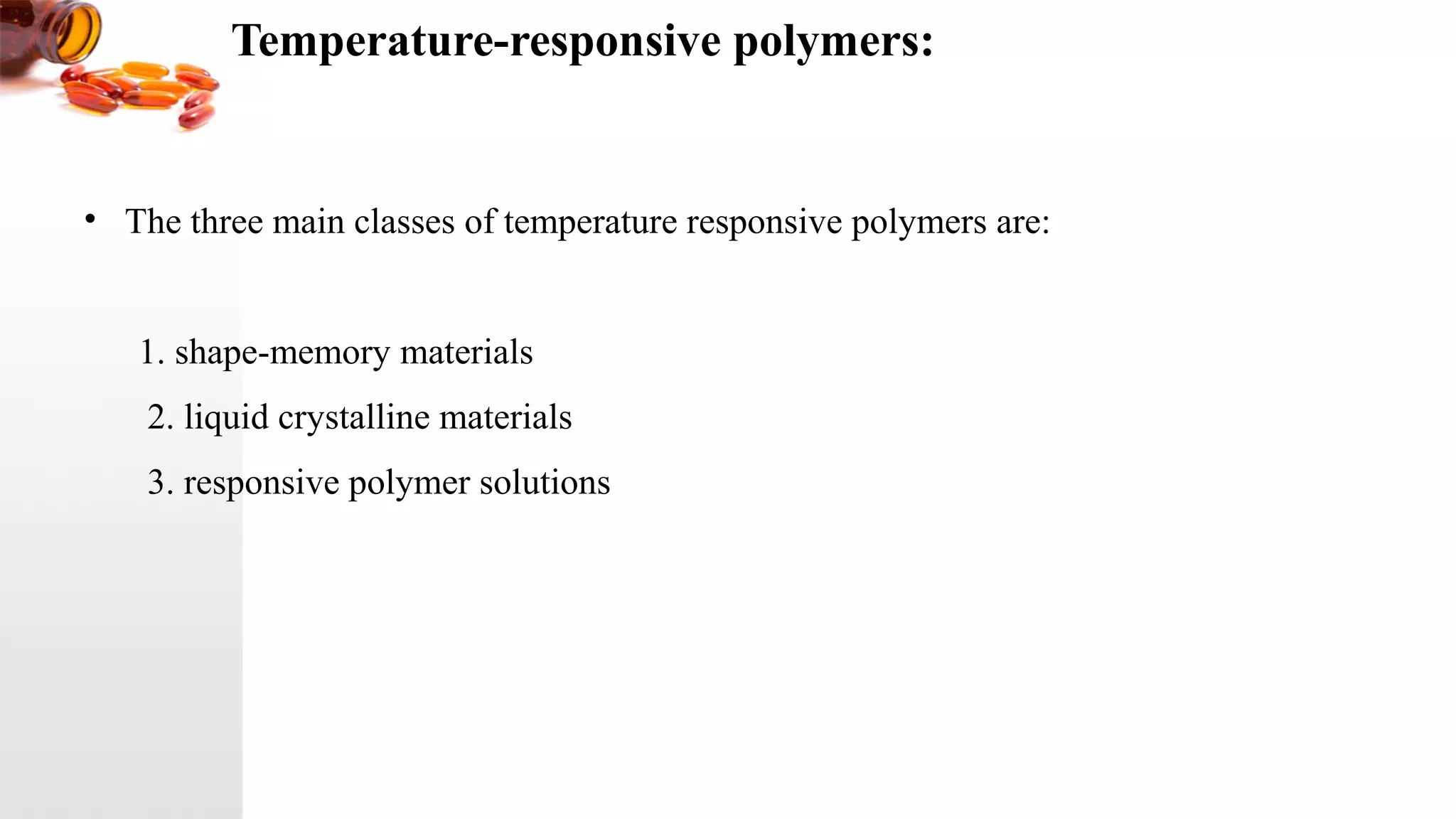 Smart polymers | PPT