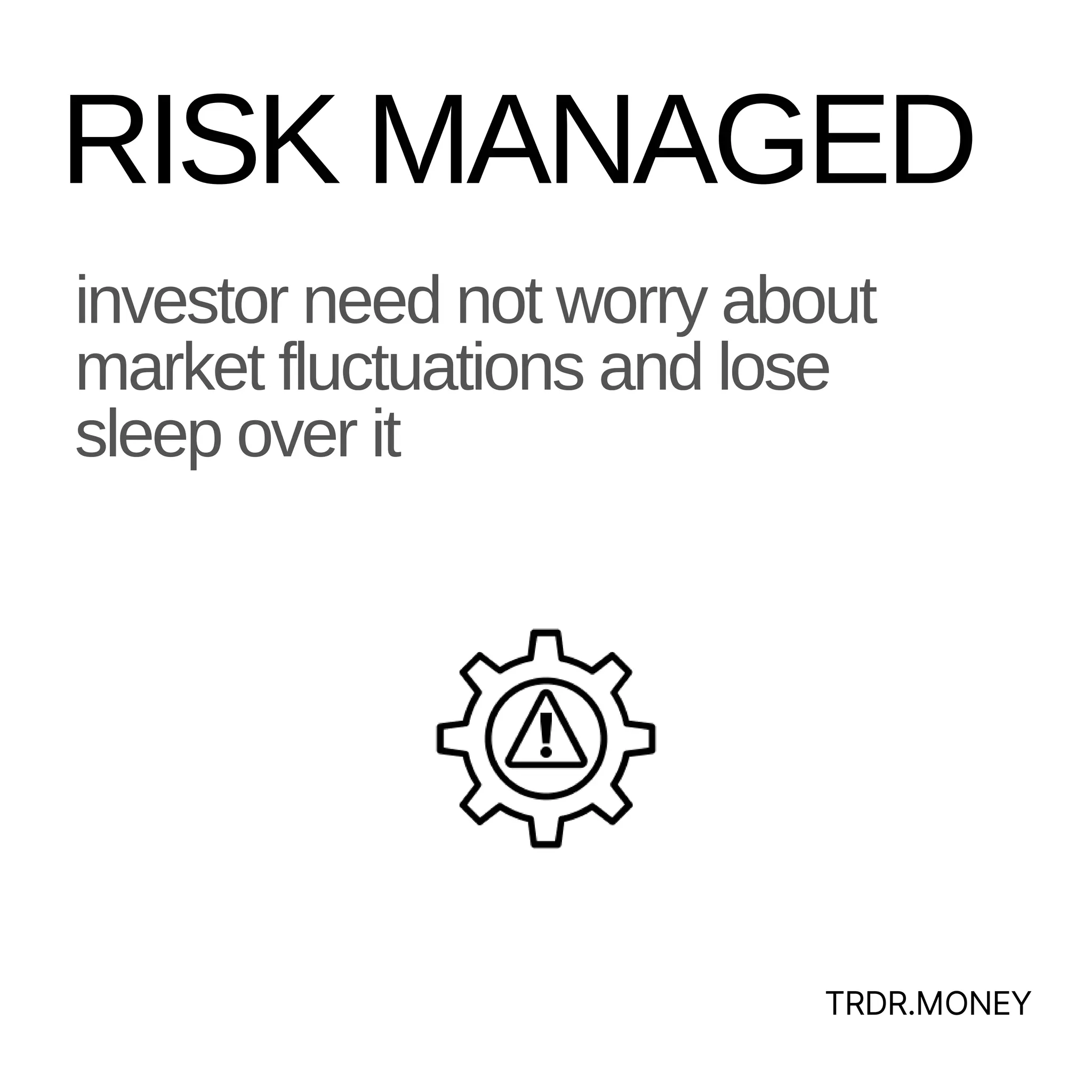 Smart portfolio approach by TRDR