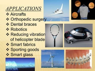 Smart materials | PPTX