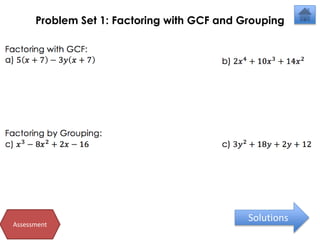 Smart practice factoring by grouping | PPTX