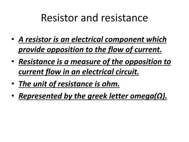 ohm's law conductor insulator electric circuit ammeter voltmeter | PPT