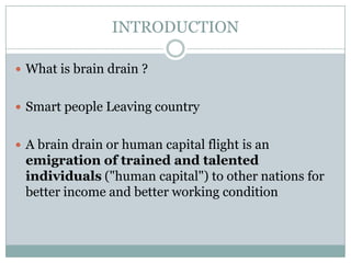brain drain | PPTX
